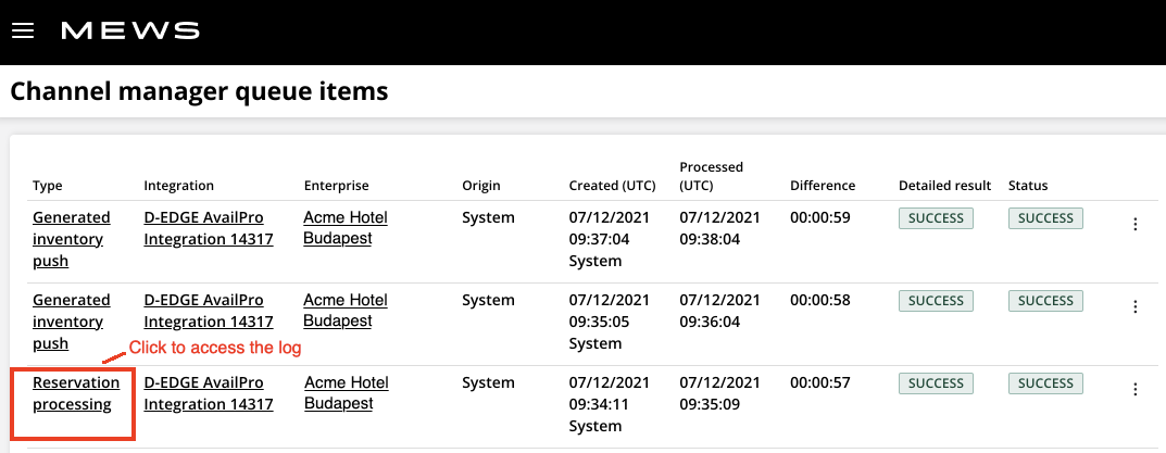 How to access Channel Manager logs