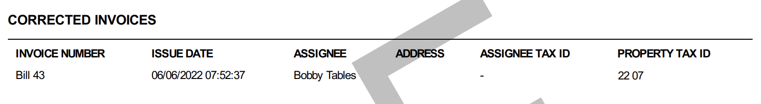 Bills and invoices for properties based in Poland
