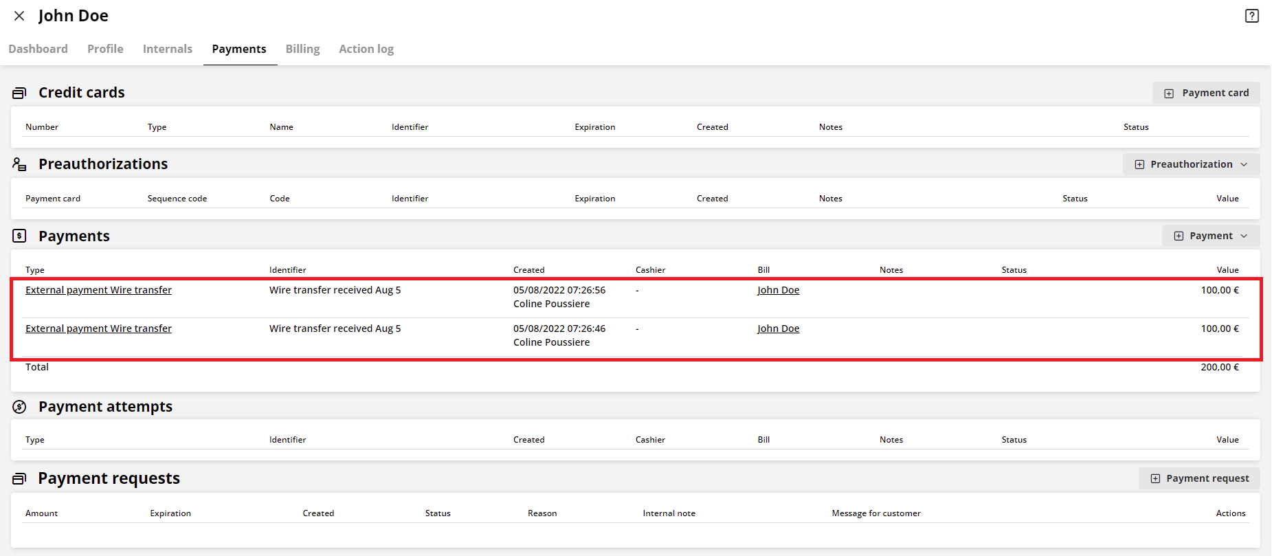 How to refund an External payment?