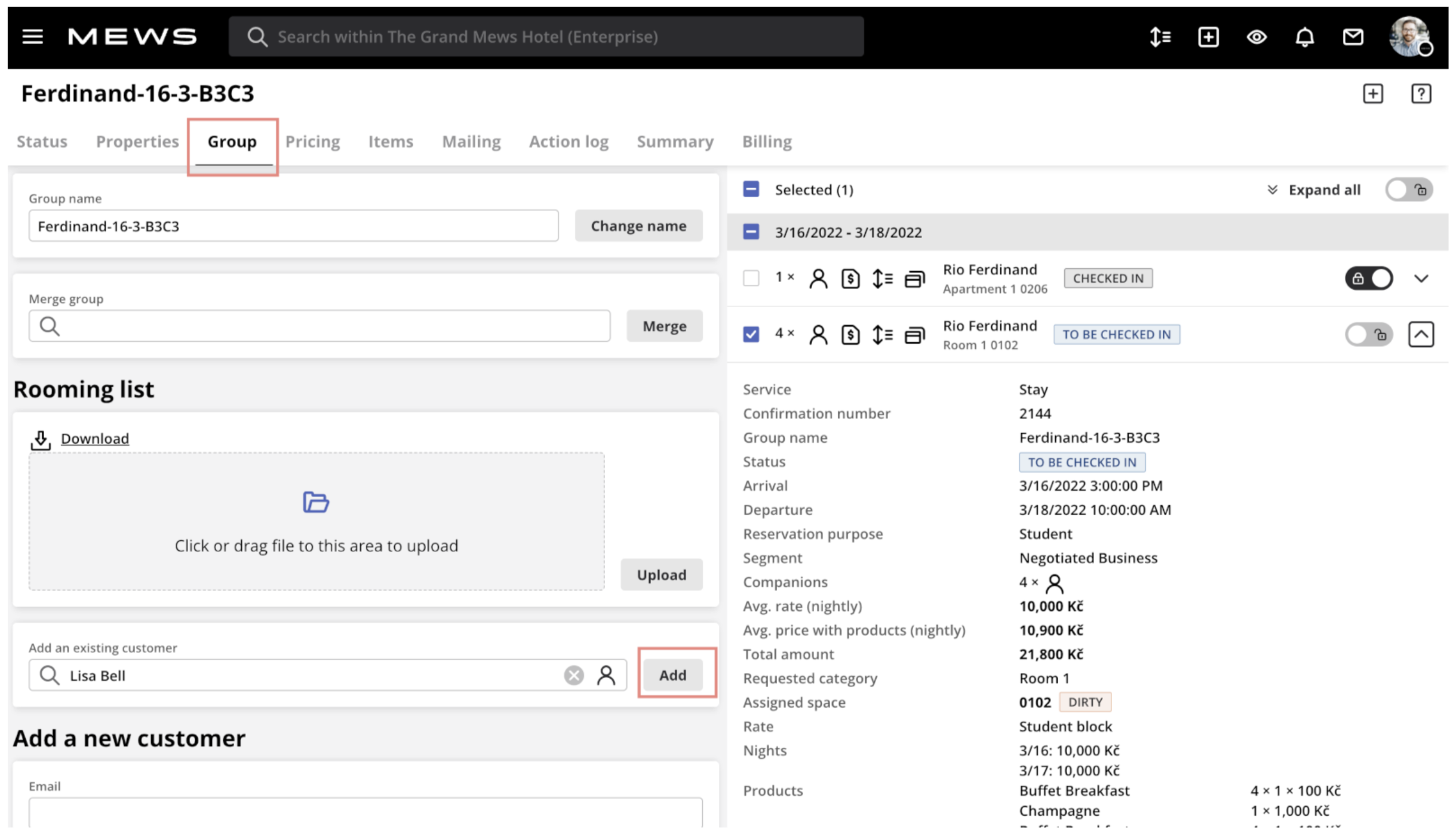 Generate tourist report for HESTA