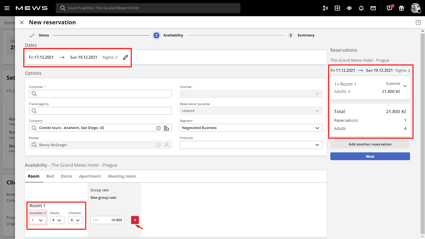 Creating availability blocks