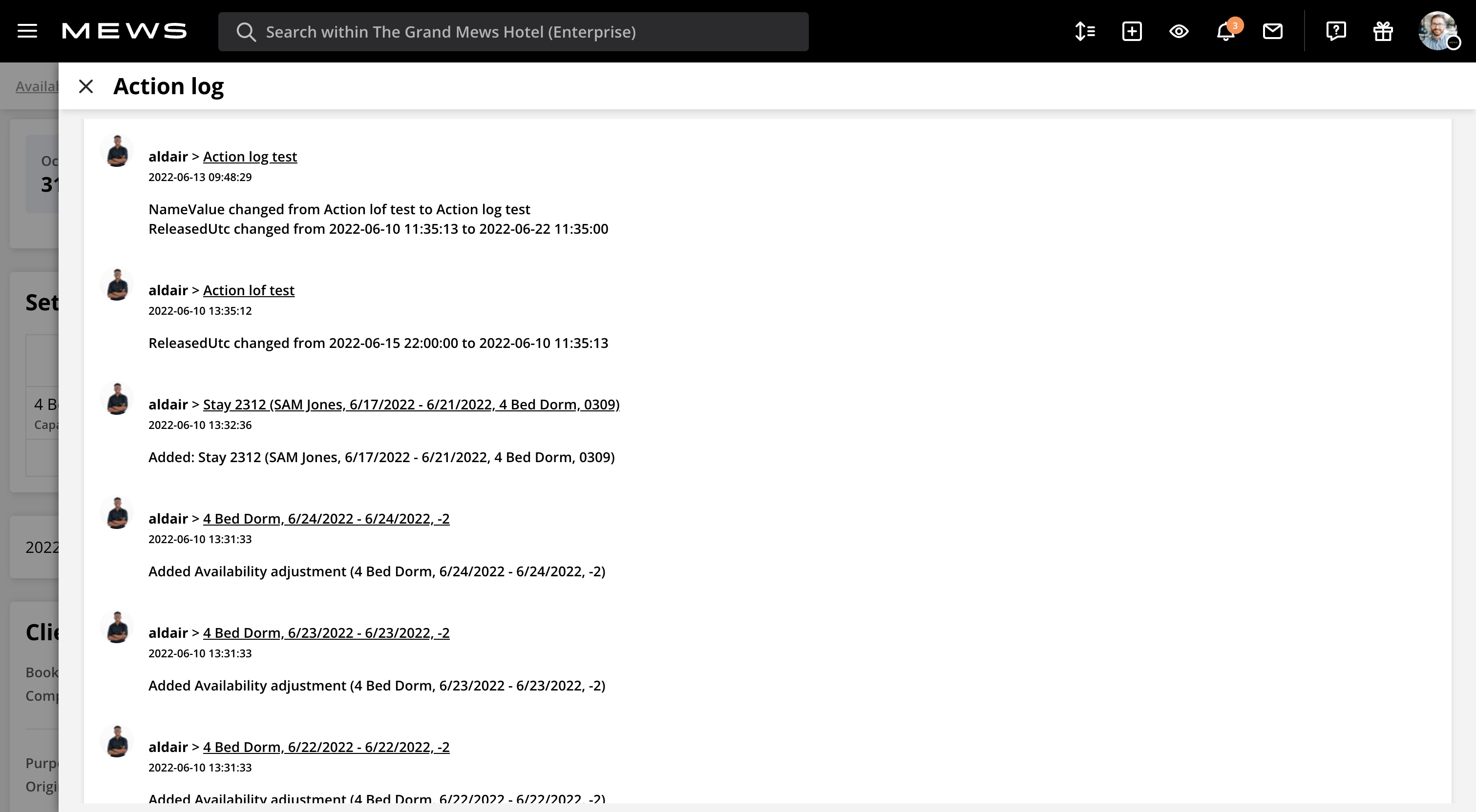 Creating availability blocks