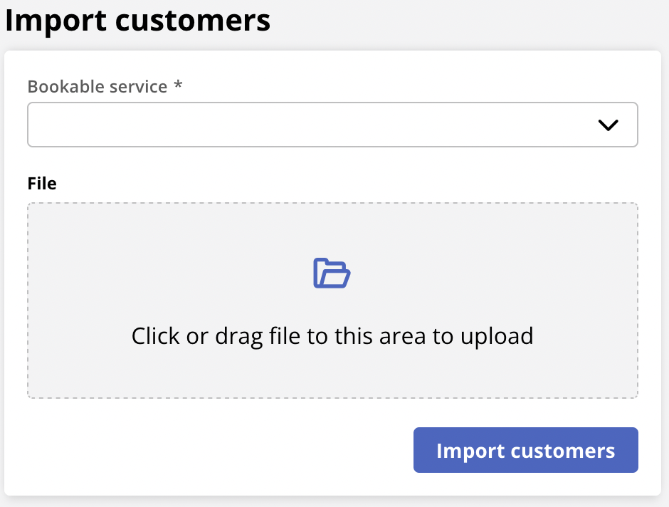 How to download, fill in and upload import file