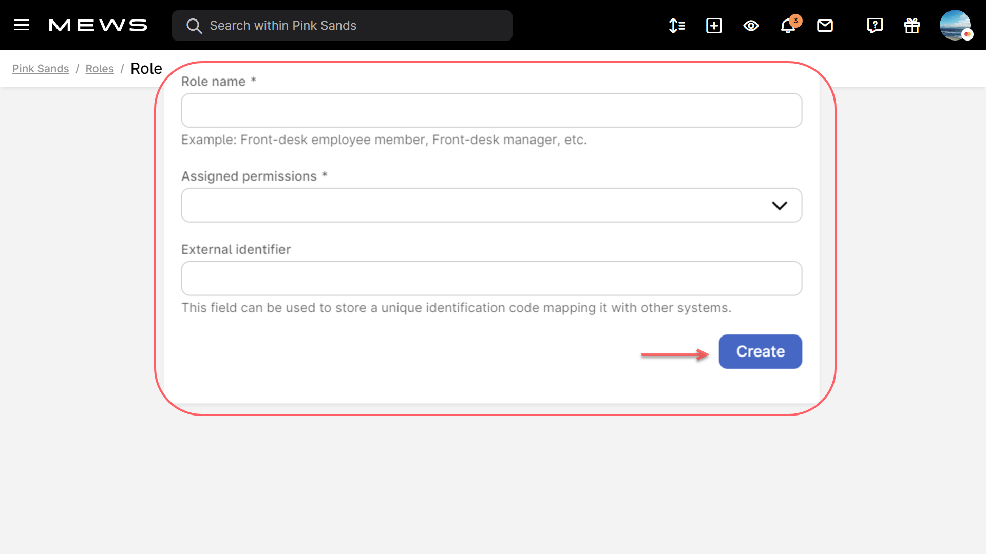 Set up and customize user roles