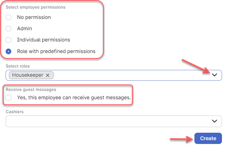 Set up and customize user roles