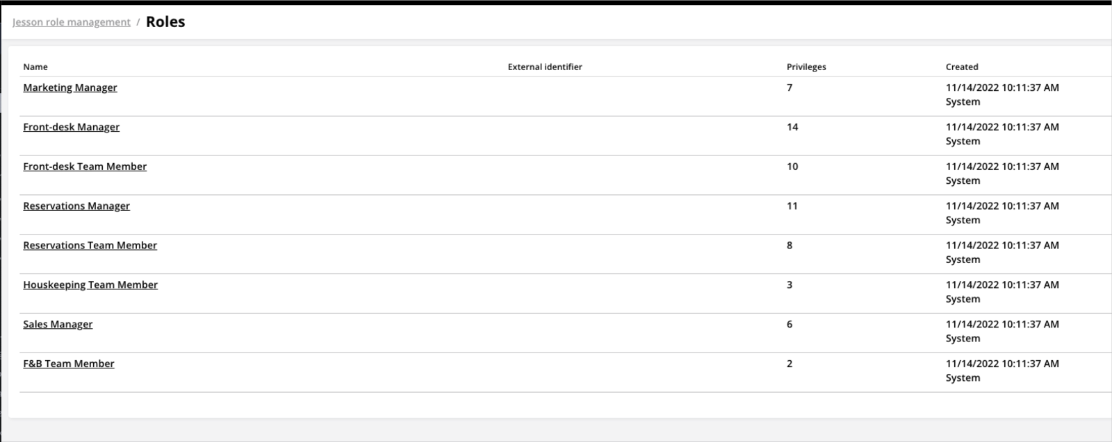 Set up and customize user roles