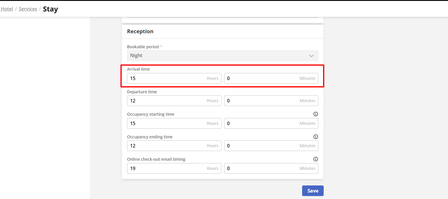 How does minimum advance restriction work