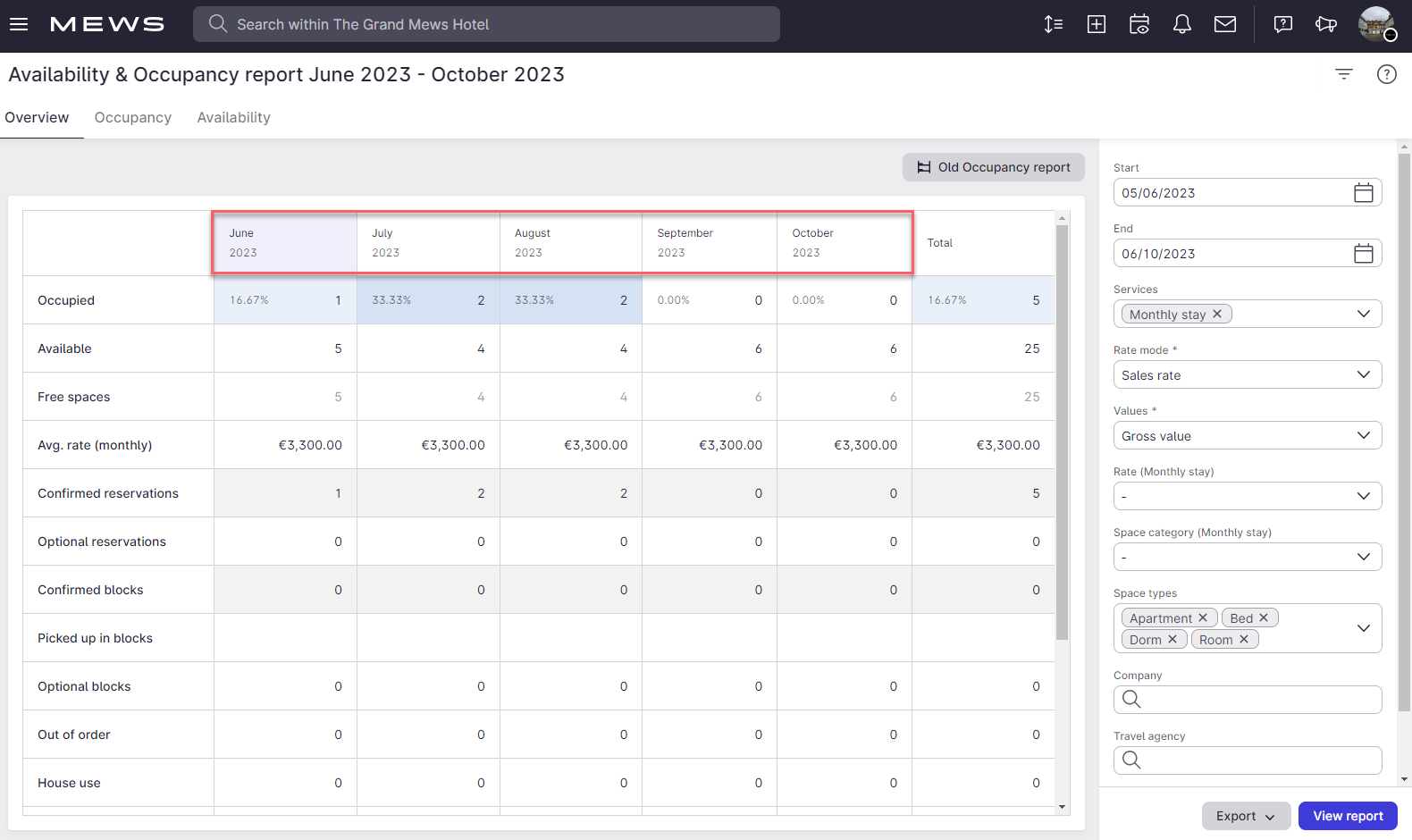 Create a long-stay reservation