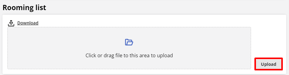 Manage group reservations with a rooming list