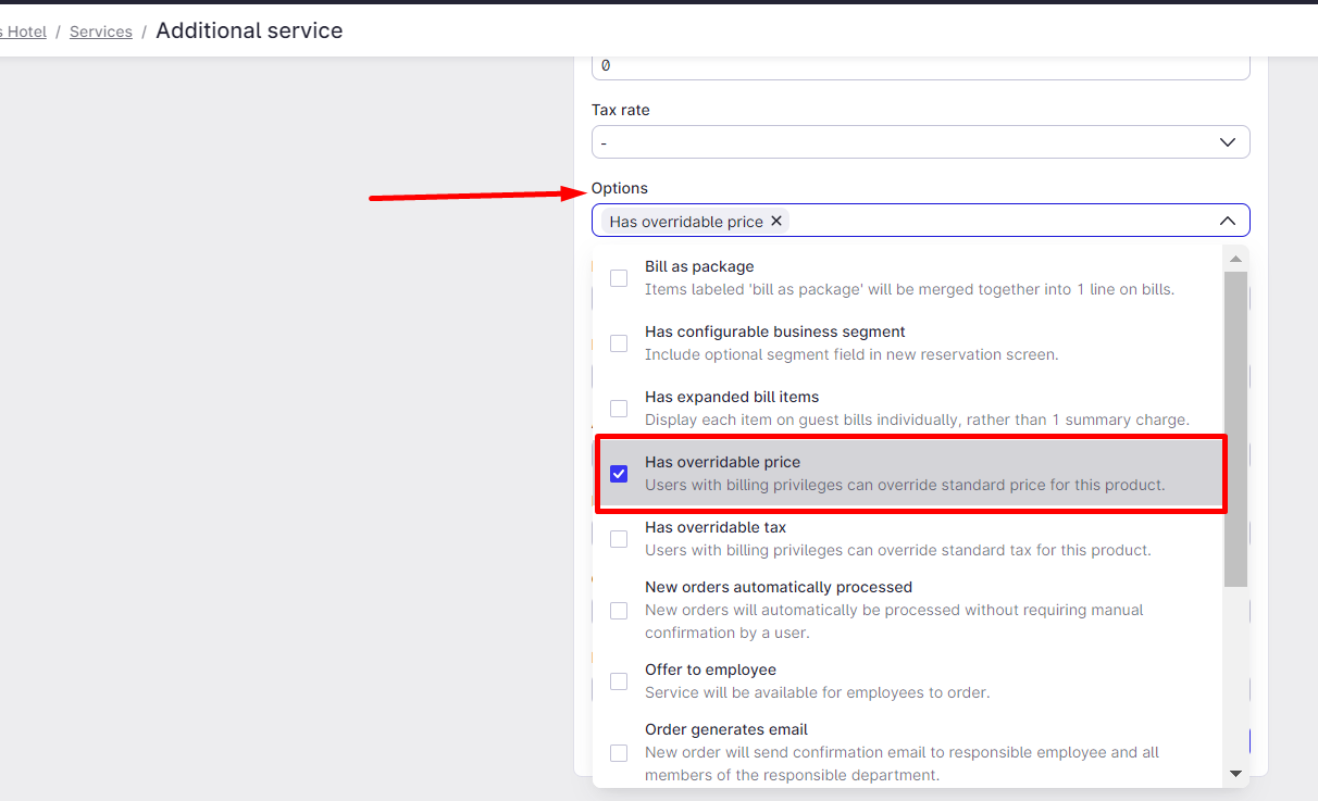 How to create products with overridable price?