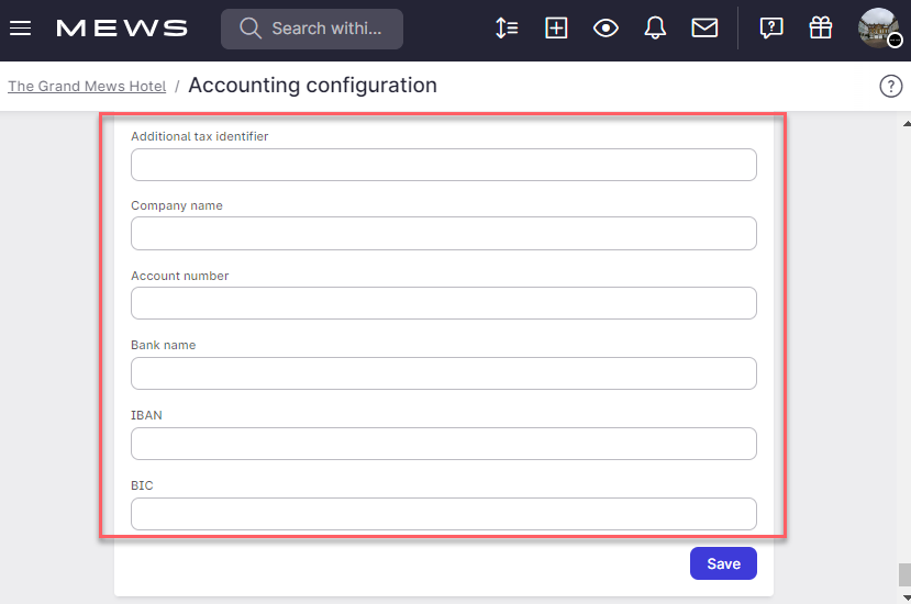 Configuring your bills and invoices