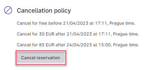 How can guests cancel a reservation