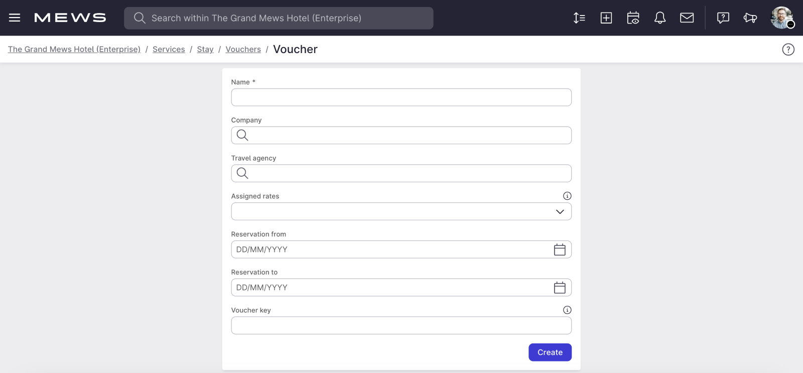 How to create a voucher