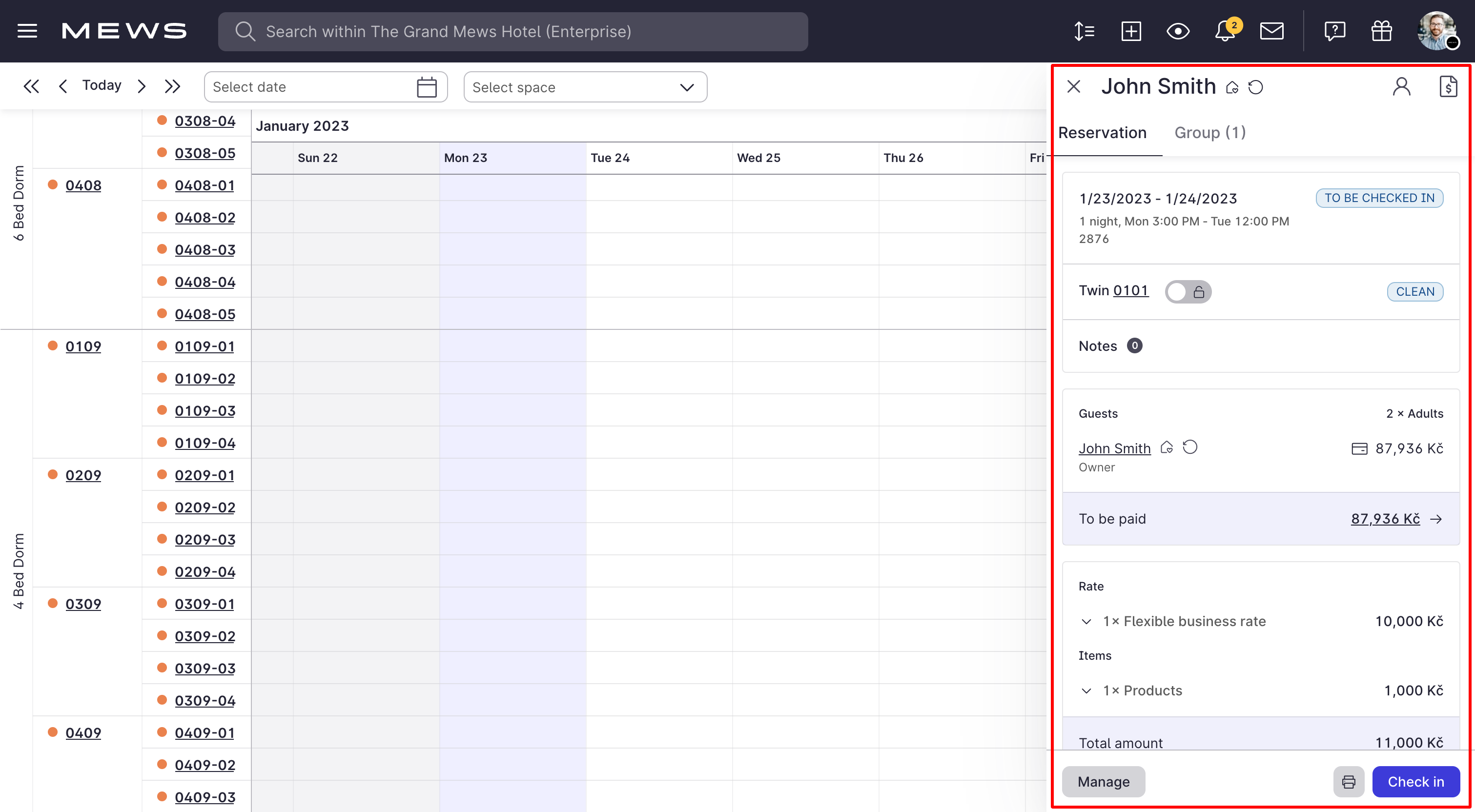 The Smart detail window in the Timeline