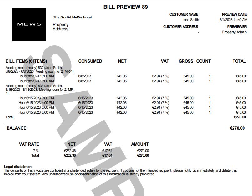 Understanding hourly services