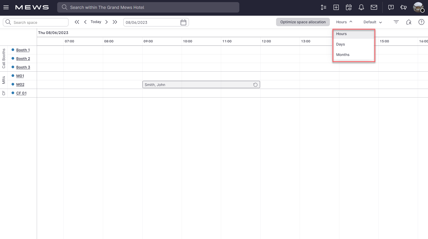 Create an hourly reservation