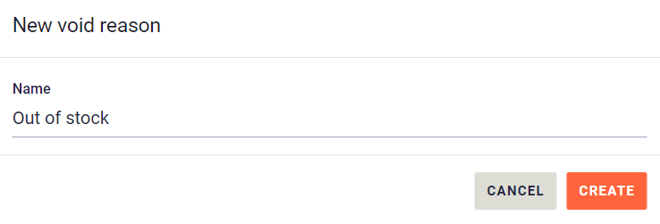 Creating comp and void reasons in Mews POS
