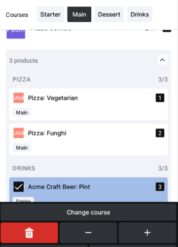 Selling product bundles in Mews POS