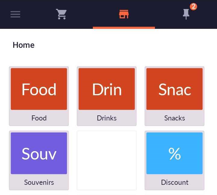Managing the shortcut grid in Mews POS