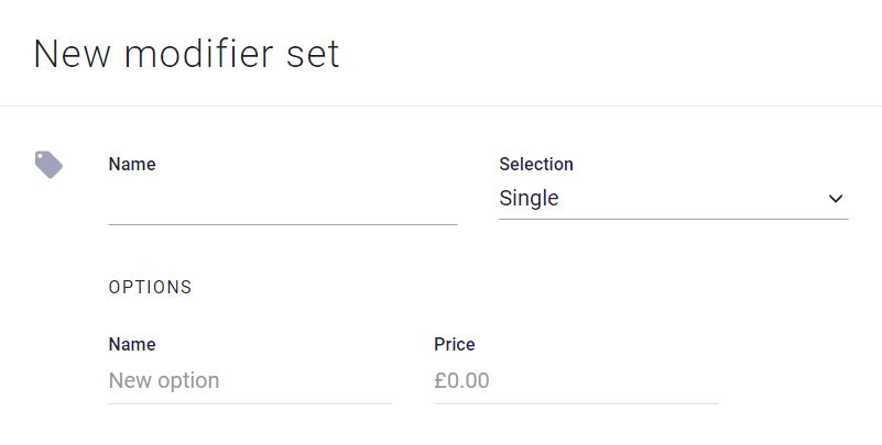 Creating a modifier in Mews POS