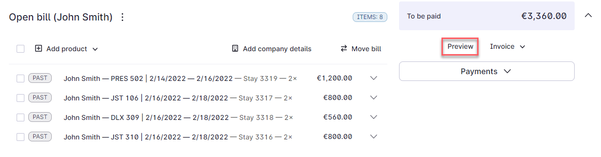 Configuring your bills and invoices