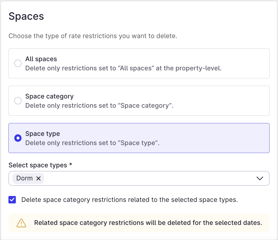 Hoe je restricties kunt aanpassen en verwijderen in Mews Operations