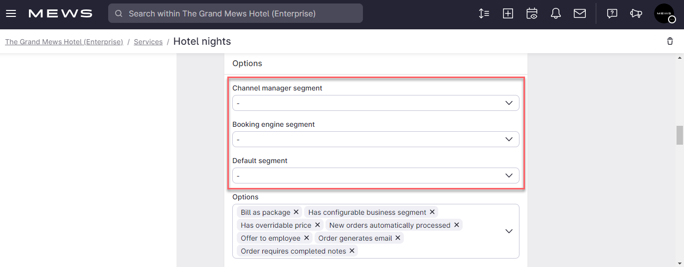 Adjust your segment settings