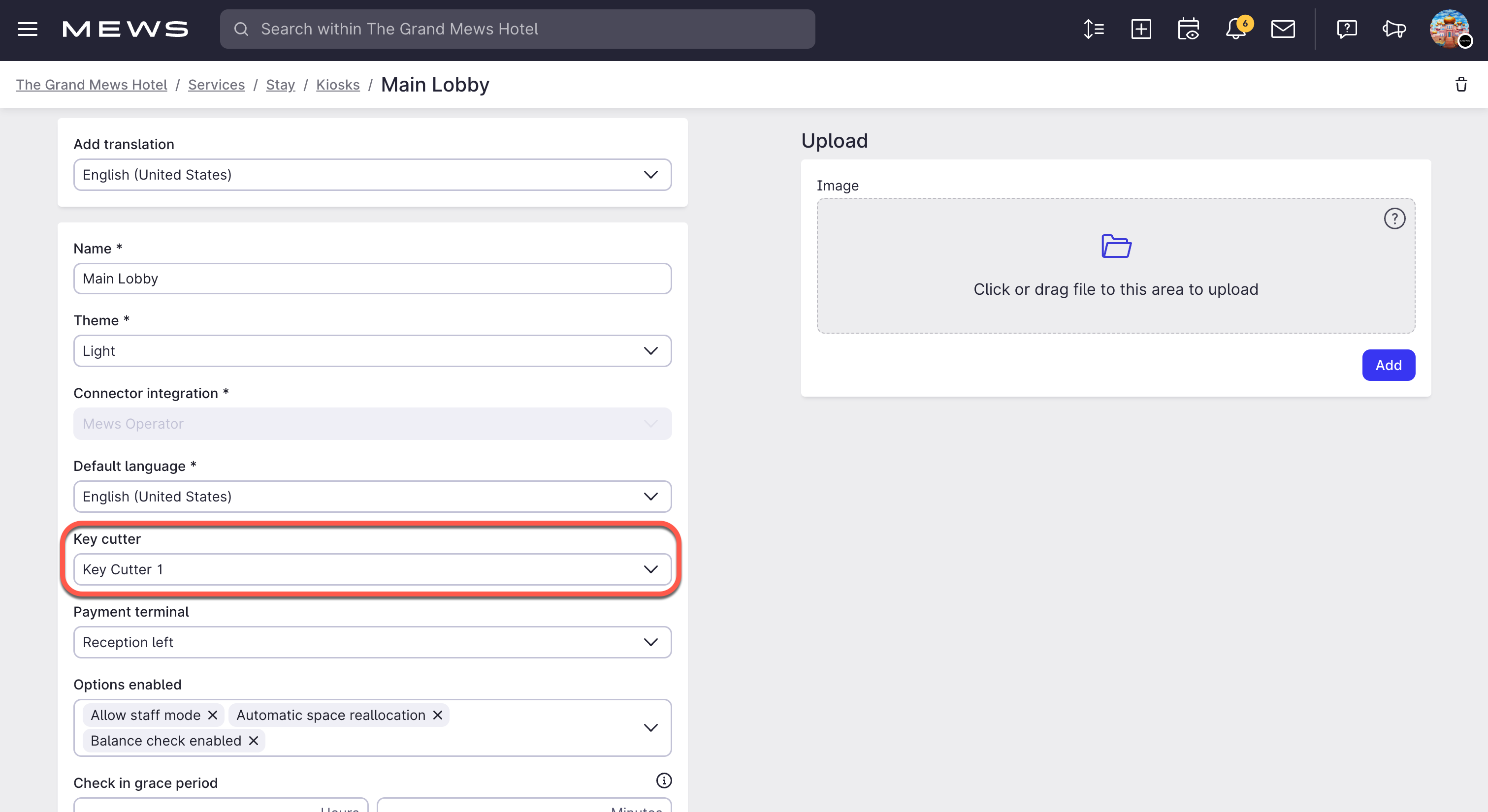 How to set up a key cutter integration with Mews Kiosk