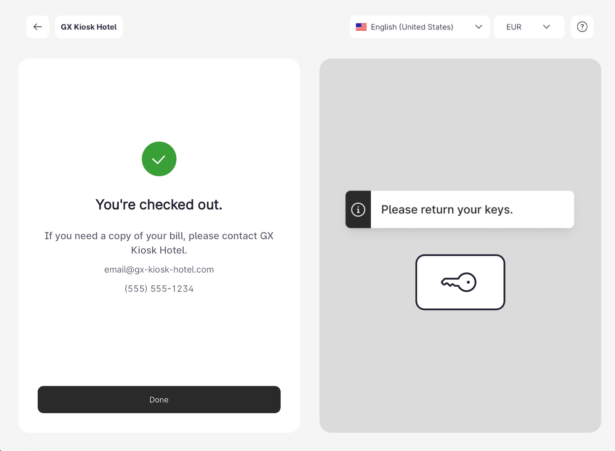 Which guests can and which cannot check out with the Mews Kiosk?