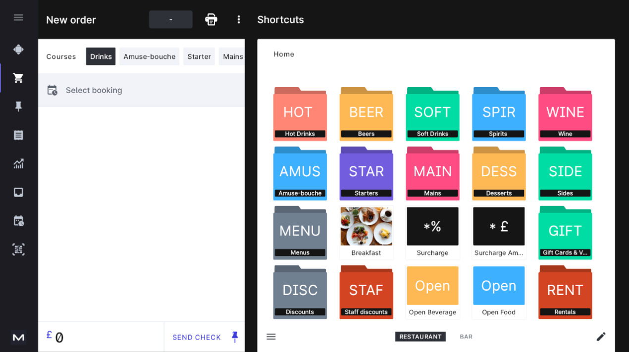 How to add discount codes to the shortcut grid in Mews POS