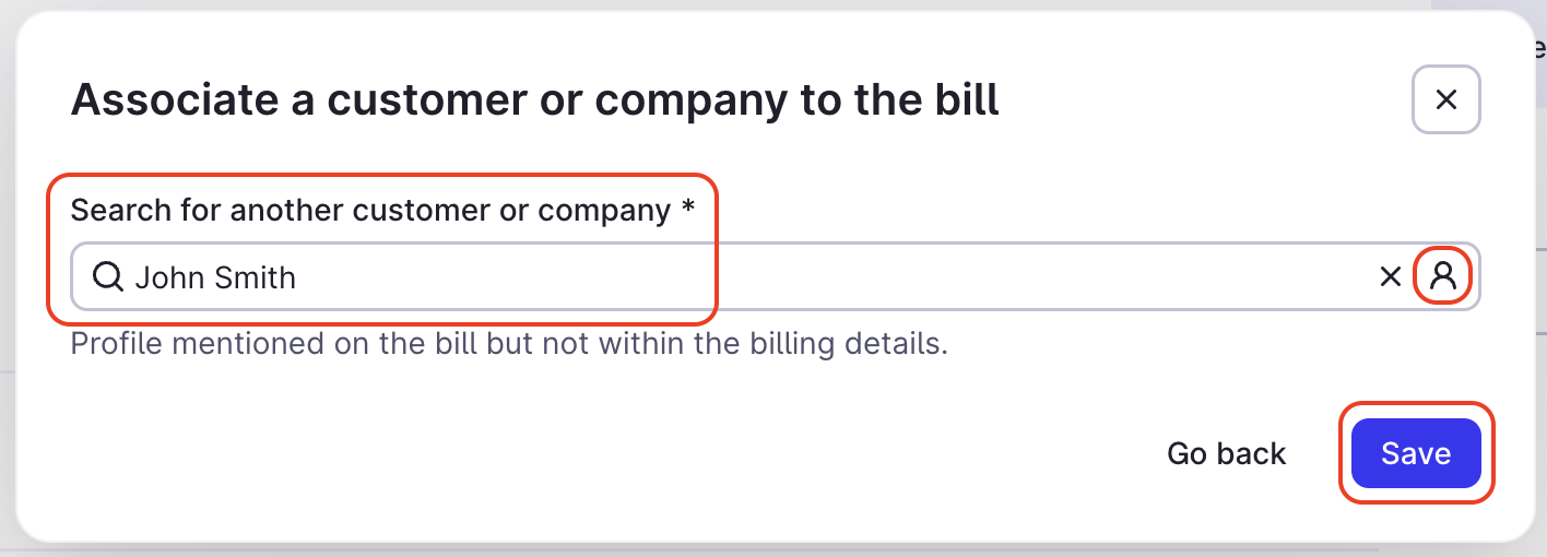 How to add, edit, or remove a profile associated with a bill