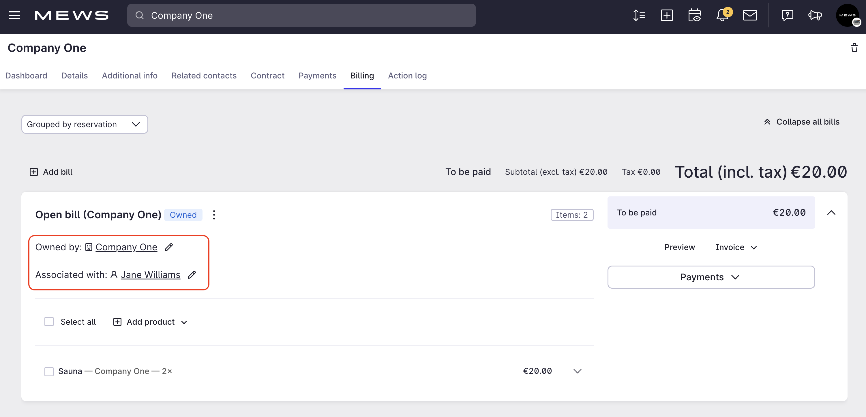 How to create and manage company bills