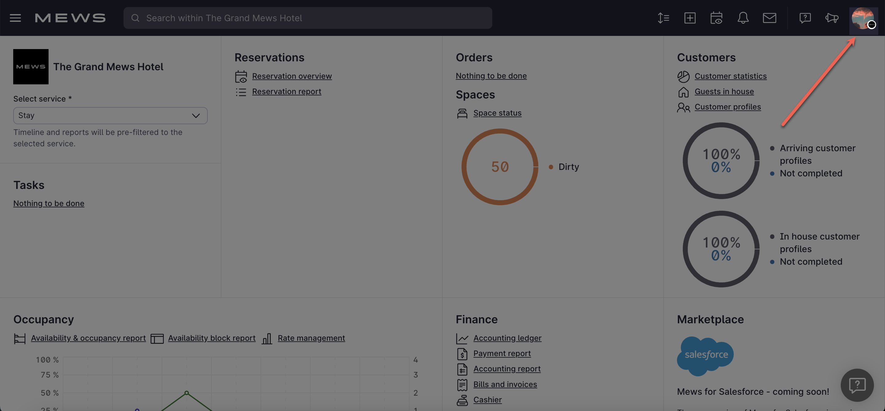 Paramétrer votre compte dans Mews Operations