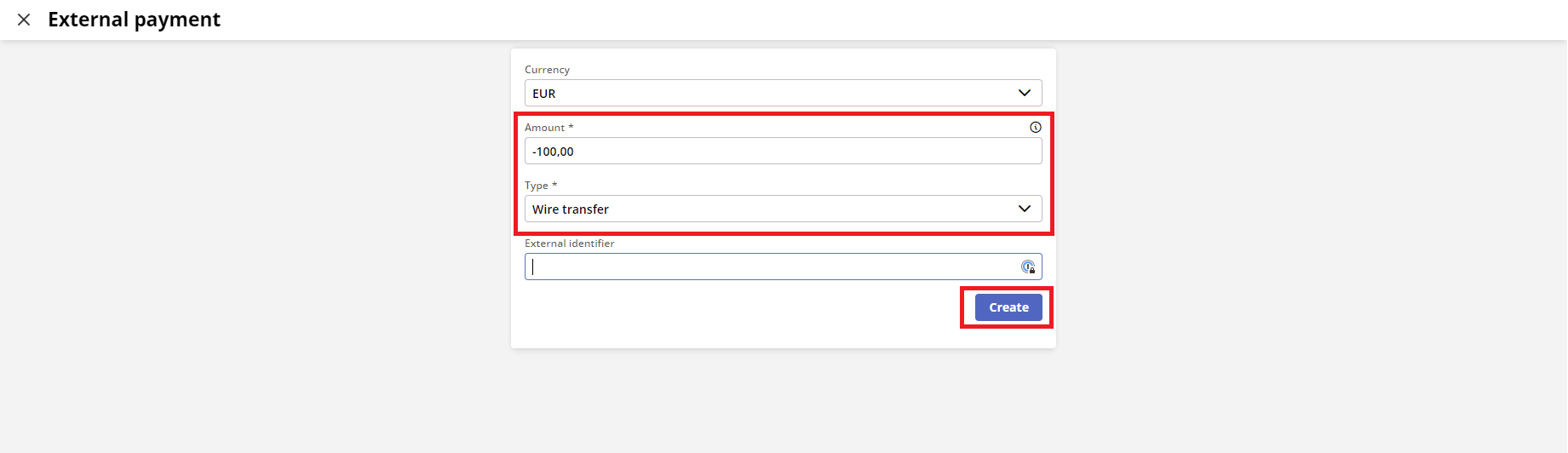 How to refund an External payment?