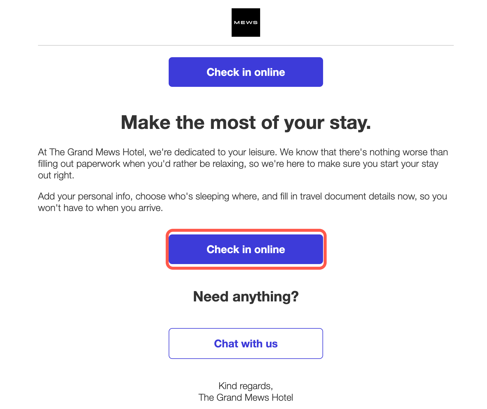 How to set up and invite guests for online check-in in Mews Operations