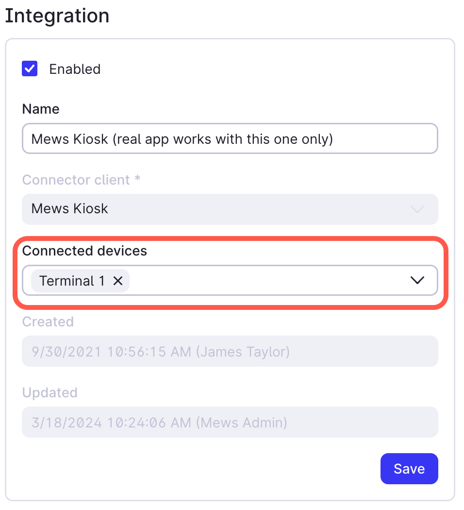 How to connect and set up Mews Terminal for Kiosk
