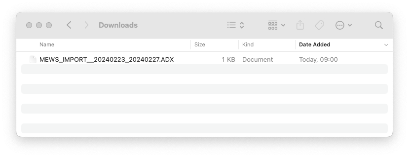 How to create accounting exports using Acomba integration for Mews ...