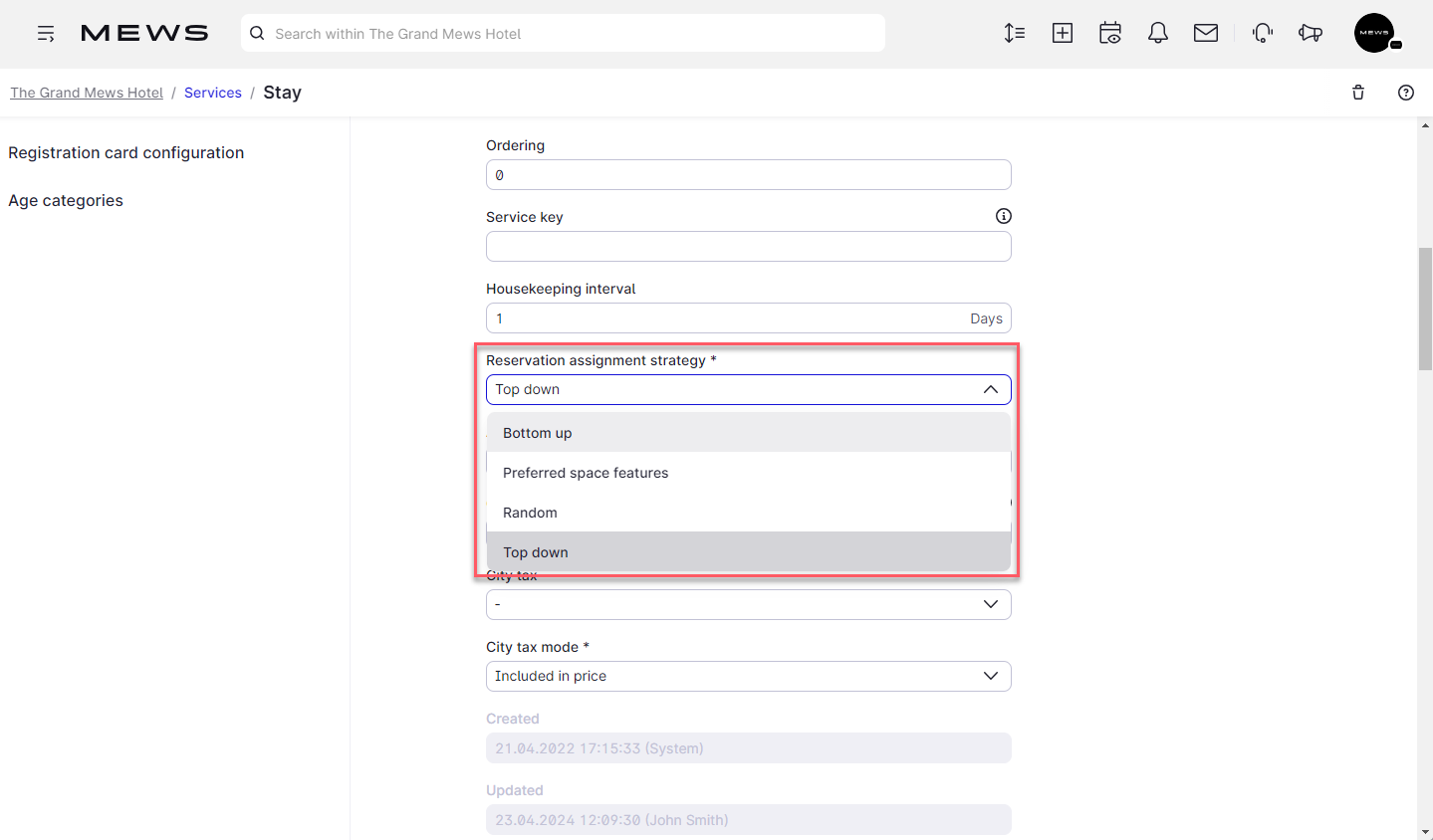 How to configure automatic assignment of spaces to reservations in Mews ...