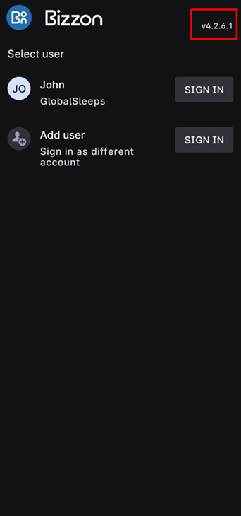 How to check the Android App version of Mews POS