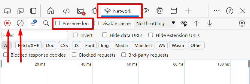 How to export the .har file from your browser?