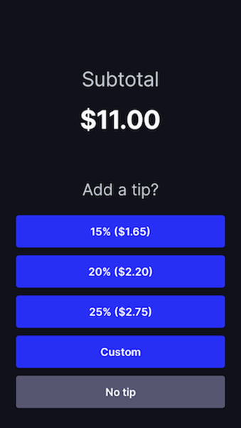 How to take a card payment using Mews Terminal S2