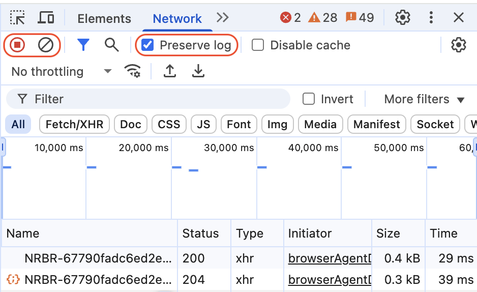How to export the .har file from your browser?