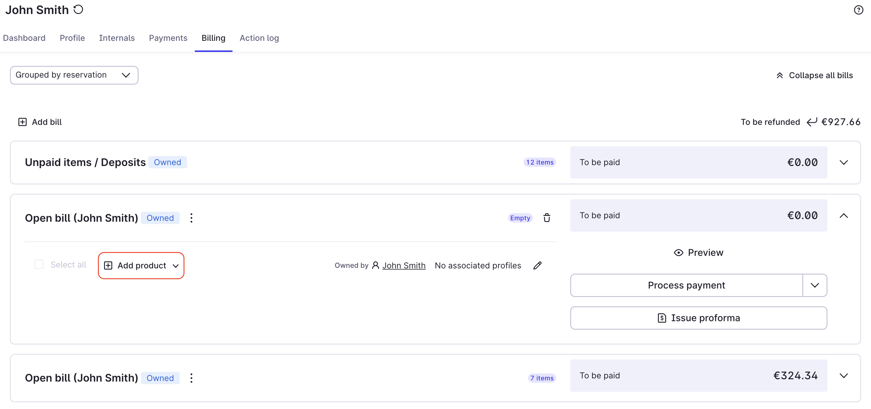 How to link additional products to a reservation in Mews Operations
