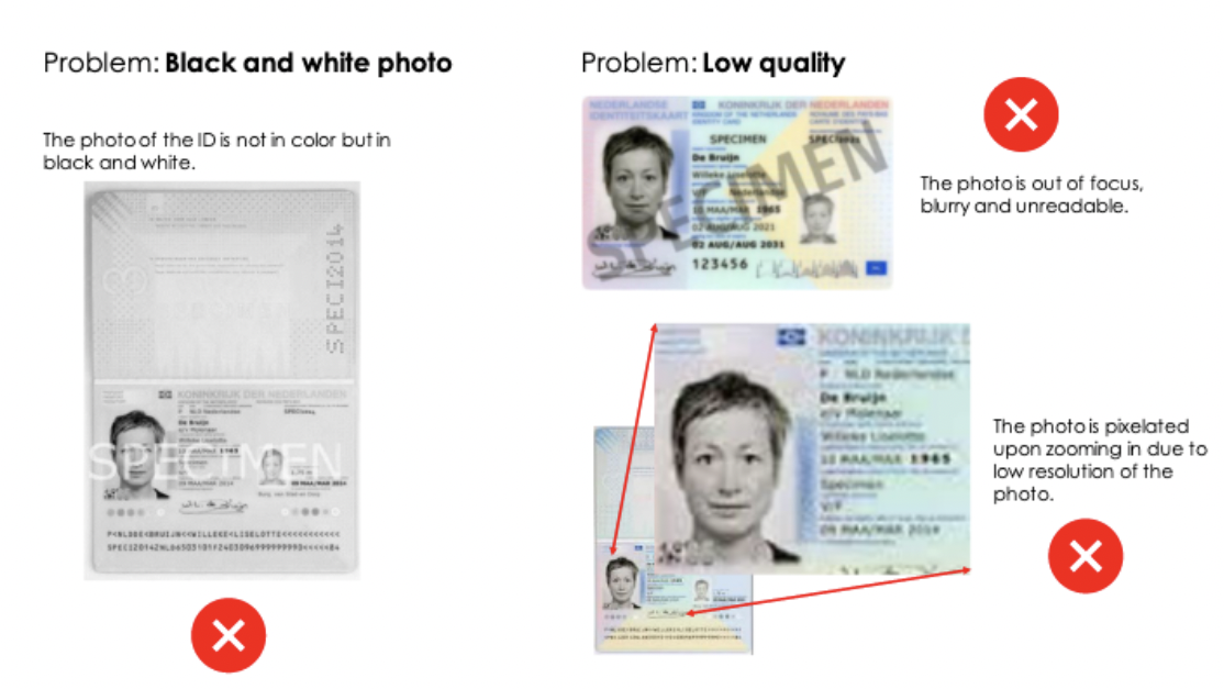 Guidelines for Identity documents for the KYC process