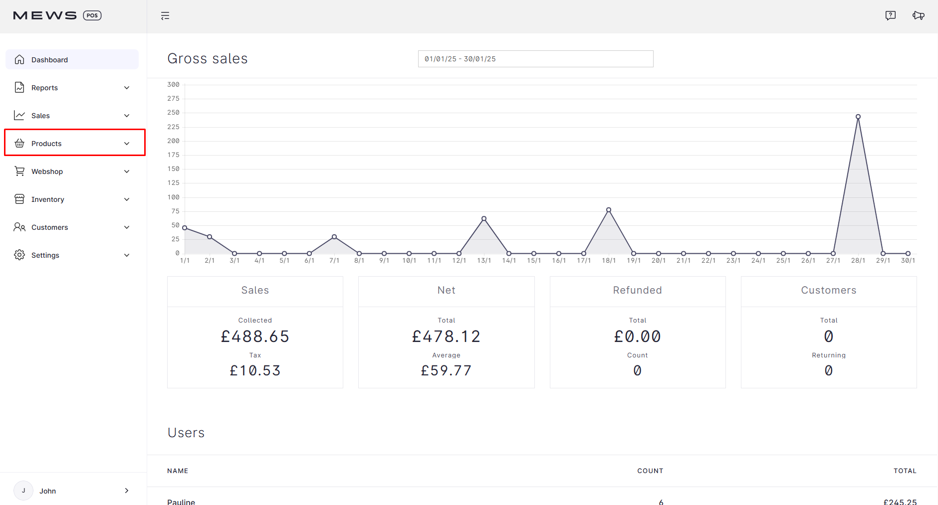 How to create a sellable product in Mews POS